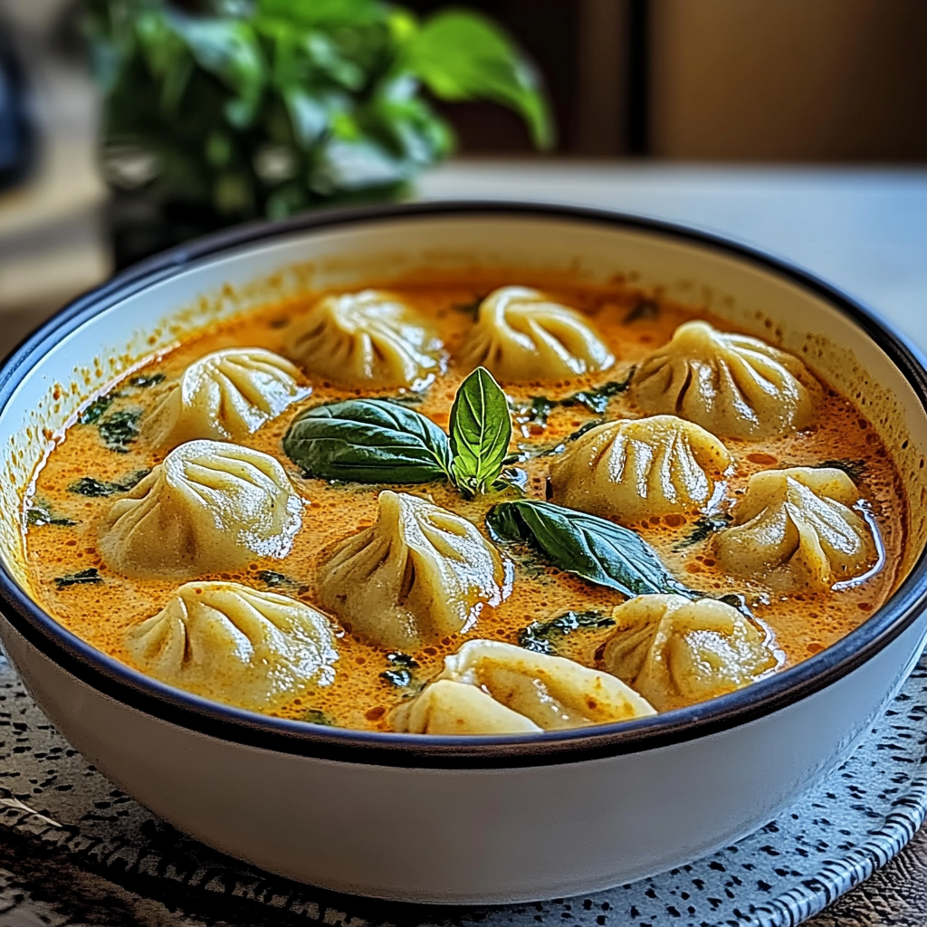 Easy Thai Red Curry Dumpling Soup: A Cozy Delight