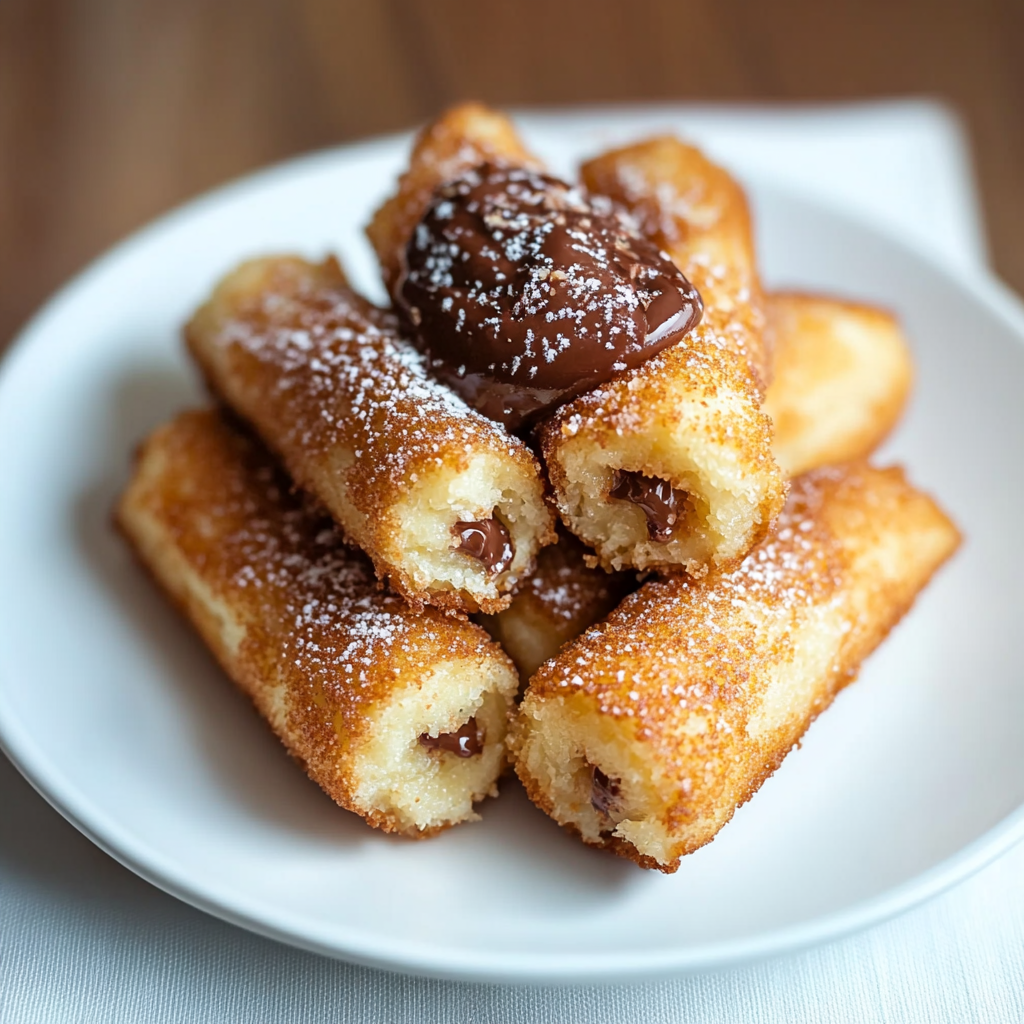Irresistible Nutty Churro Bites with Nutella Recipe - Recipes Flavors