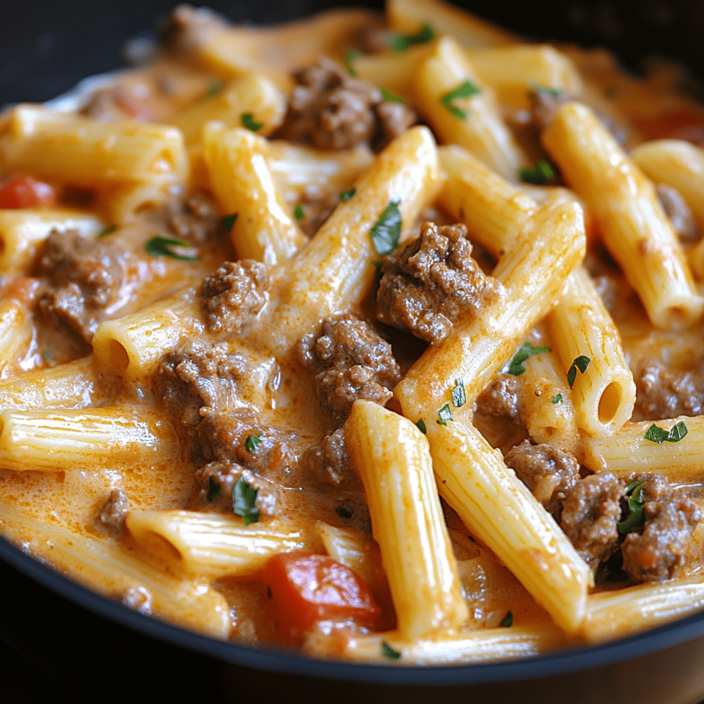 One Pot Creamy Tomato Beef Pasta: Cozy Comfort in 30 Minutes - Recipes ...