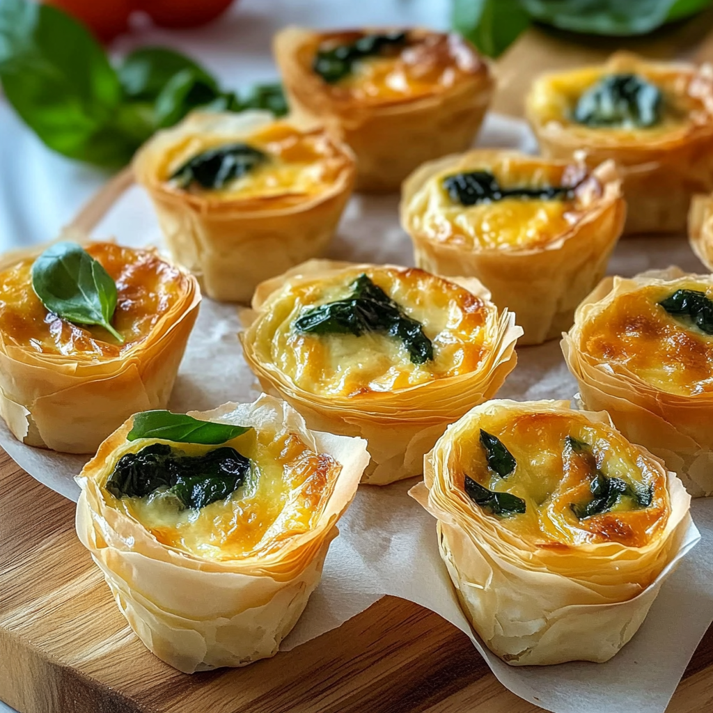 Irresistible Filo Pastry Mini Quiches for Perfect Brunches - Recipes ...