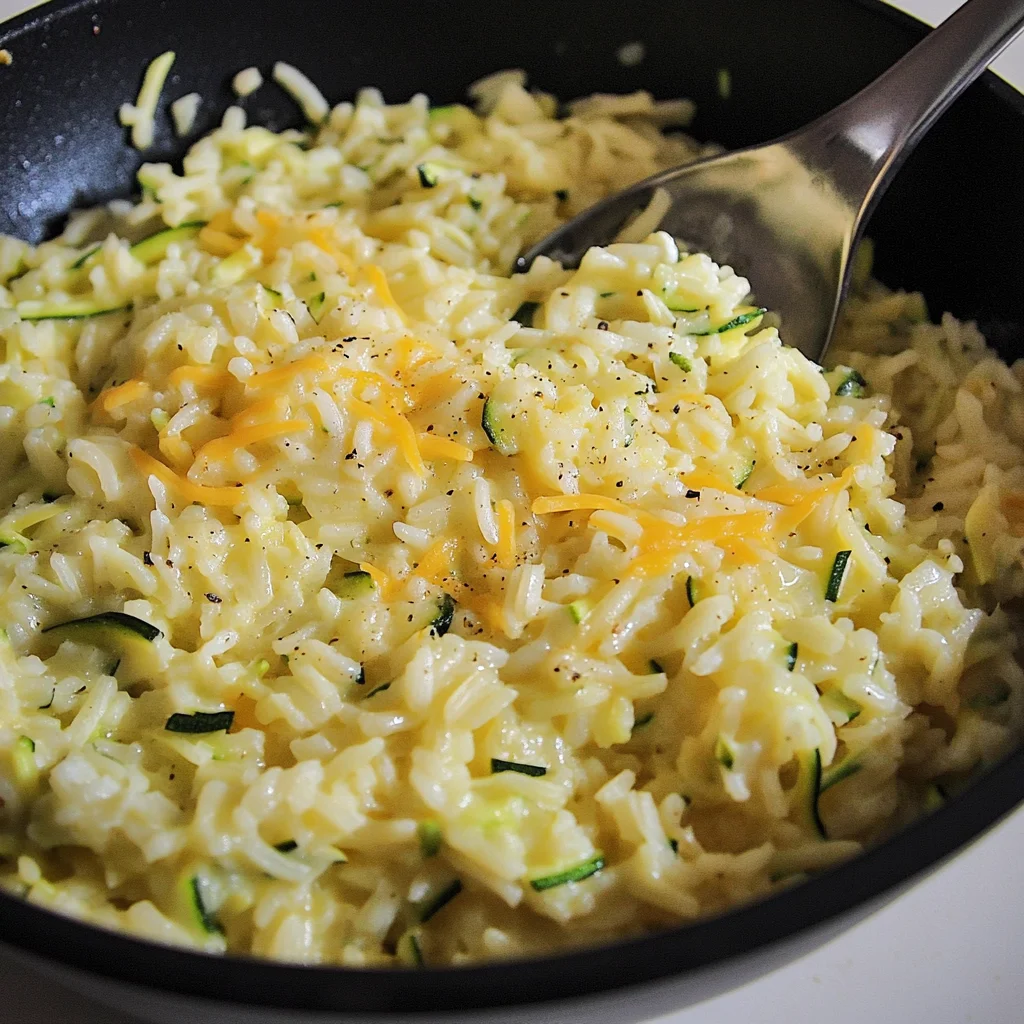 Cheesy Zucchini Rice